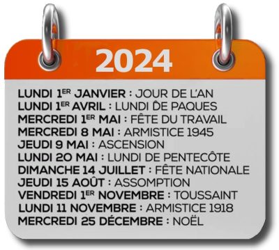 Dates des jours fériés en 2024 : comment optimiser les jours fériés et ...
